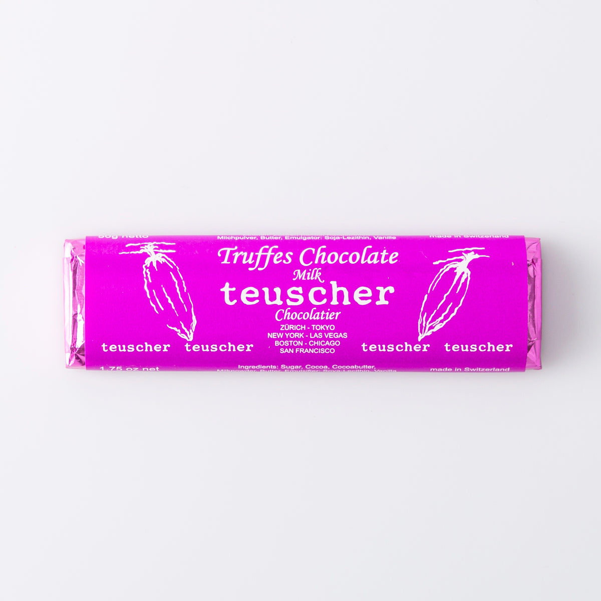Truffles-Style Milk Chocolate Bar – Teuscher Chocolates Toronto
